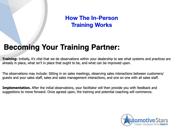 Solutions - Car Sales Training - Automotive Sales Techniques | The ...